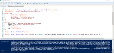 using the azure arm rest api get access token stefan stranger s blog