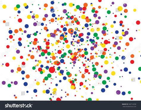 Confetti Colourful Background Dot Pattern Vector 库存矢量图（免版税） 590716958 Shutterstock