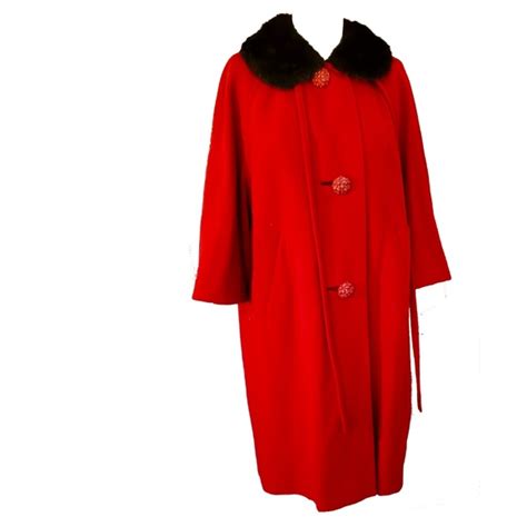 Bonwit Teller Jackets Coats Vintage Bonwit Teller Red Wool Coat Poshmark