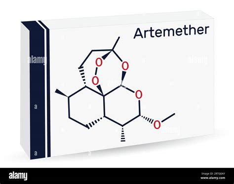 Artemether Molecule It Is Used For The Treatment Of Malaria Skeletal