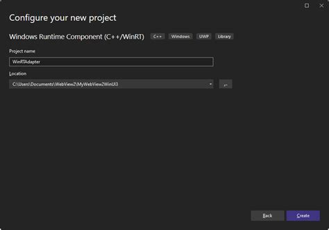 Chamar código WinRT do lado nativo do código web Microsoft Edge