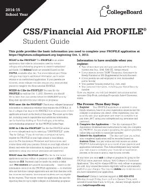 Css Profile Pdf Fill Online Printable Fillable Blank PdfFiller