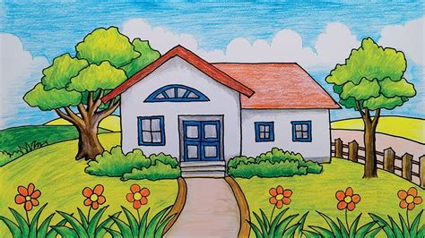 Cẩm nang hướng dẫn cách vẽ nhà tranh đơn giản và sáng tạo