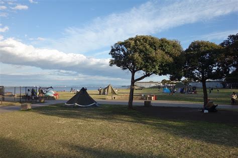 うみかぜ公園の釣り混雑状況BBQバスケットボールコート壁打ちテニススケーボーBMX2023年12月 釣道楽