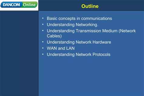 Fundamentals Of Networking Ppt