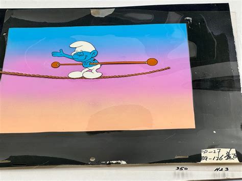 The Smurfs Production Cel Of Smurf Catawiki