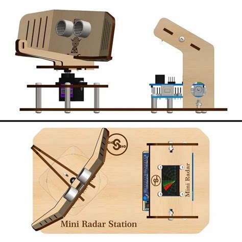 Sunrobotics Arduino Based Mini Radar Station Diy Stem Educational Electronics Learning Kit At Rs