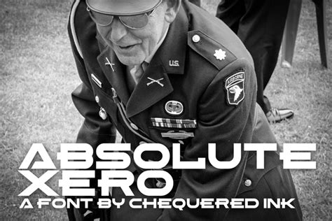 Absolute Xero Font Chequered Ink Fontspace