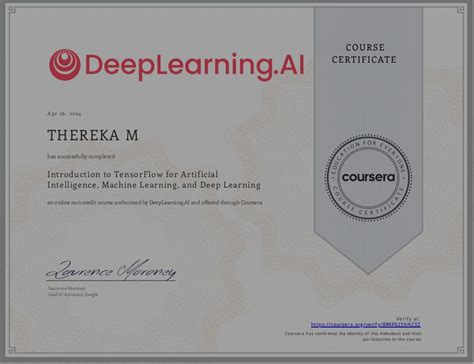 M Thereka On Linkedin Tensorflow Artificialintelligence