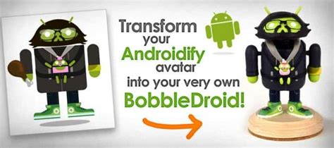 Muñeco BobbleDroid tu avatar Androidify en un juguete geek