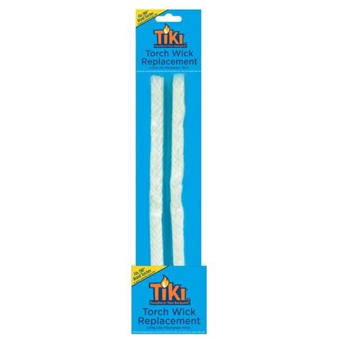 Tiki 2 Pack 9 Inch Replacement Fiberglass Torch Wicks Tiki Torches Tiki Torch Wicks Torch