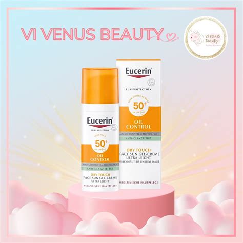 Eucerin Spf 50 Uvb Uva Sunscreen For Oily Skin 50ml Shopee Singapore