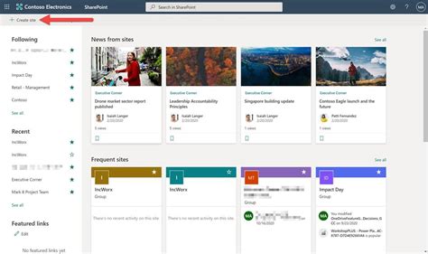 How Do I Create A New Sharepoint Site
