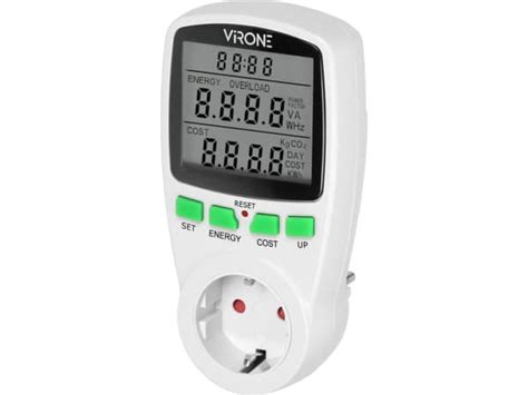 Orno Single Rate Wattmeter Energiberäknare Med Lcd Display Single Rate Inbyggt Batteri