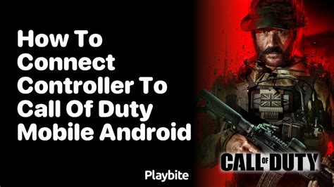 How To Connect A Controller To Call Of Duty Mobile On Android Playbite