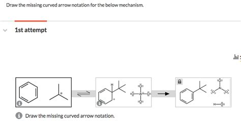 solved draw the missing curved arrow notation for the below