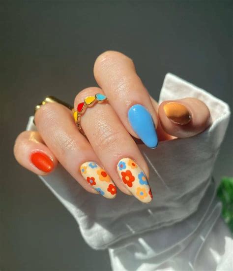 Simple Spring Nails Summery Nails Spring Nail Colors Bright Nails