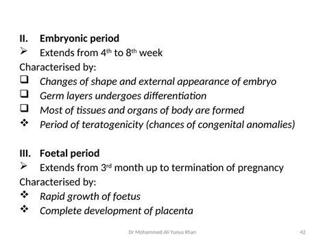 Embryology Of The Humans Beings Anathomy Ppt