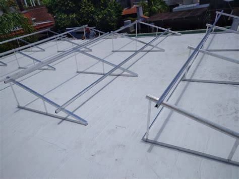 Estructura Triangular En Aluminio 2 Paneles Superficie Horizontal