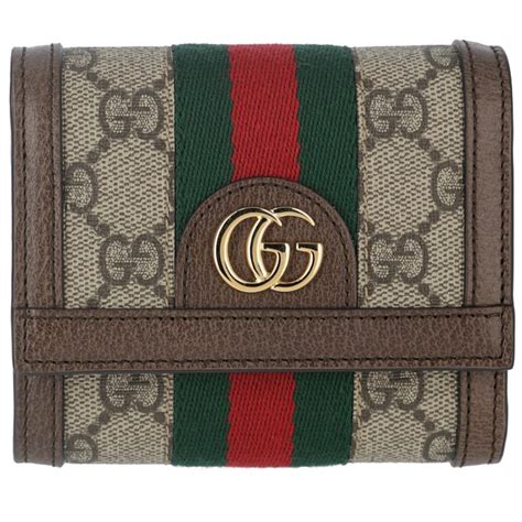【楽天市場】グッチ Gucci 財布 三つ折り レディース オフィディア Ophidia ミニ財布 Ggスプリーム キャンバス ベージュ×