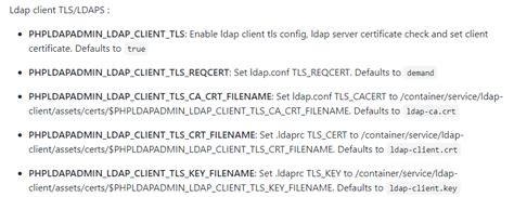 How To Make Pla Communicate With Ldap Via Tls Issue Osixia