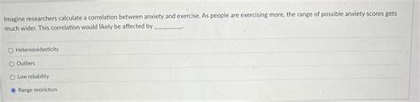 Solved Imagine Researchers Calculate A Correlation Between Chegg