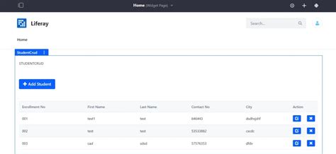 Crud Operations In Liferay Portlet With Custom Entity