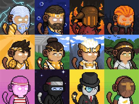 Create A Professional Nft Collection For You In Pixel Art By Zexionarts