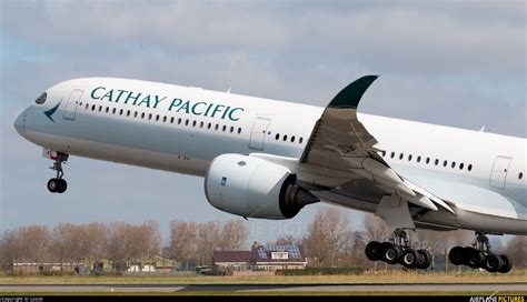 Cathay Pacific Airbus A350 1000 B Lxd At Amsterdam Schiphol Ams Eham