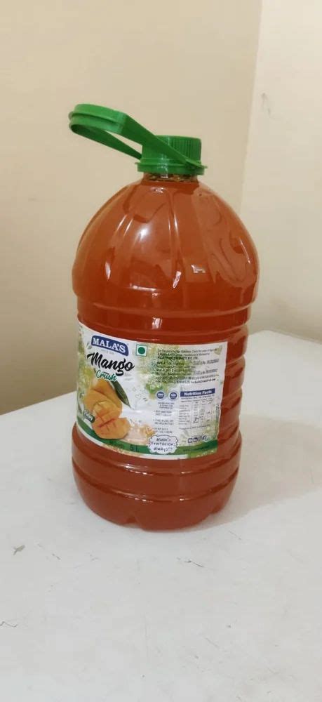 Yellow Bottle Malas Mango Crush Packaging Size 1000 Ml At ₹ 3600