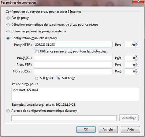 Comment Configurer Proxy Firefox