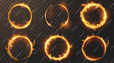 Premium Photo Animated Sprite Sheet Set Of Circle Fire Frames