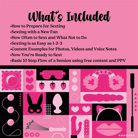 Sexting Guide Adult Content Creator Guide Onlyfans Sexting Female Content Creator NSFW Guides
