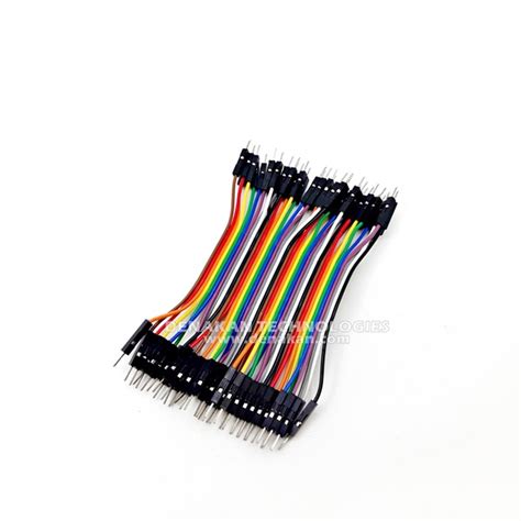 Jumper Wire Dupont Pcs Male Male Cm Denakan Technologies