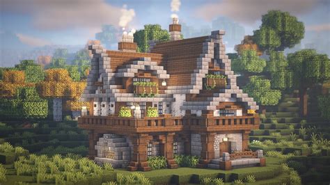 Minecraft How To Make An Amazing Medieval House For Your Survival🥳