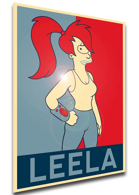 Poster Propaganda Futurama Turanga Leela Ll3585 Propaganda World