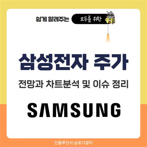 삼성전자 주가 전망 차트분석 및 최근 이슈 총정리 네이버 블로그