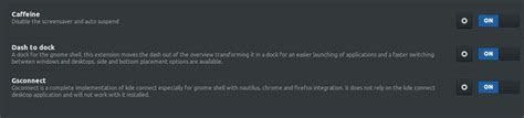 Is There A Way To Enabledisable Gnome Extensions By Assigning A