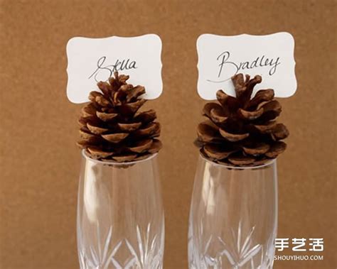森系风格婚礼饰品DIY图片 感受满满的幸福 爱折纸网