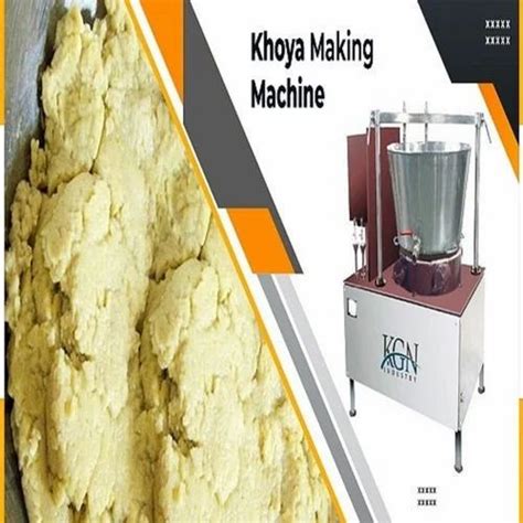 Stainless Steel Wood Fired Khoya Machine For Milk Capacity 120 Ltr
