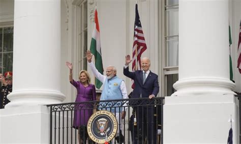 Pm Modi Received With State Honours At White House In The Us