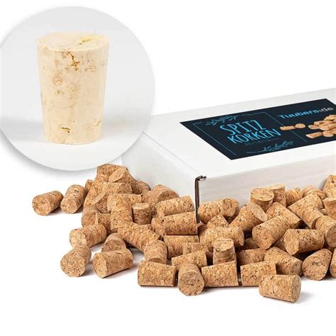 Konische Korken Naturkork Korkstopfen Spitzkorken F R Reagenzgl Ser Od Stk Eur
