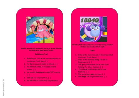 Candy Crush Series English Esl Worksheets Pdf And Doc