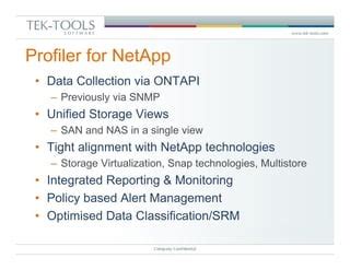 Tek Tools Profiler Overview PPT