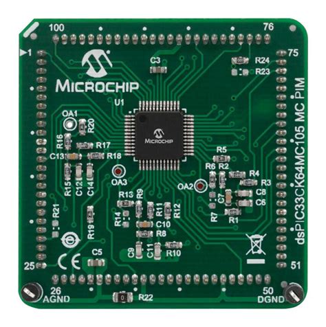 Ma330051 2 Microchip Plug In Module Dspic33ck64mc105 Digital