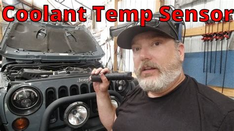 Jeep Wrangler Jk 3 6 Coolant Temp Sensor Replacement Youtube