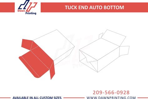 Custom Tuck End Auto Bottom Boxes Wholesale Tuck End Auto Bottom Box
