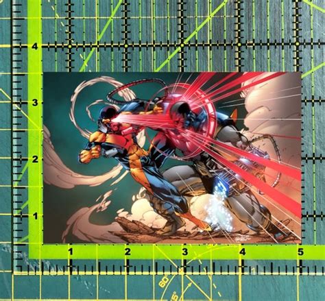 Home And Living Kitchen Décor X Men Cyclops Wolverine Large Magnet Etna