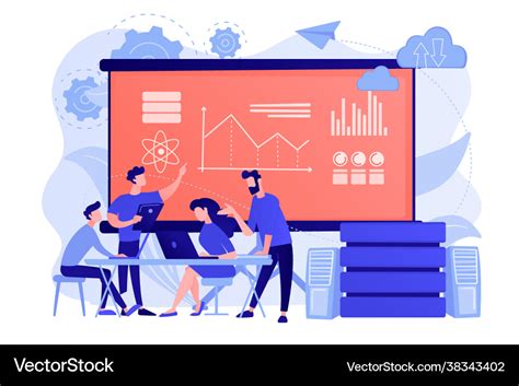 Big Data Analytics Concept Royalty Free Vector Image