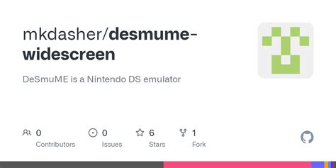 GitHub Mkdasher Desmume Widescreen DeSmuME Is A Nintendo DS Emulator